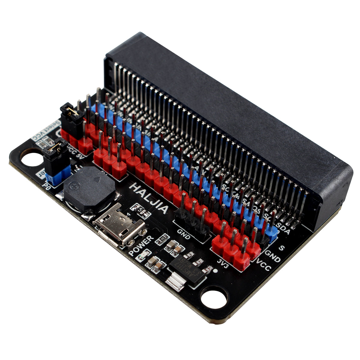 HALJIA Micro:bit Expansion Board with Buzzer Adapter Compatible with B