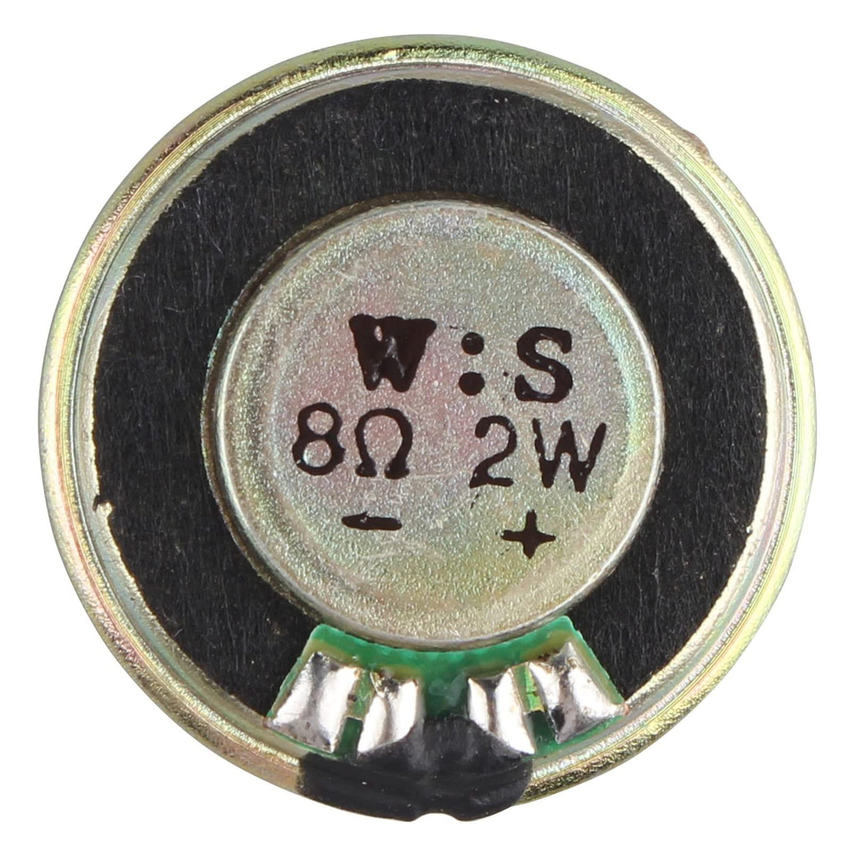 HALJIA 2W 8Ohm 8R Diameter 28mm Metal Shell Round Internal Magent Spea