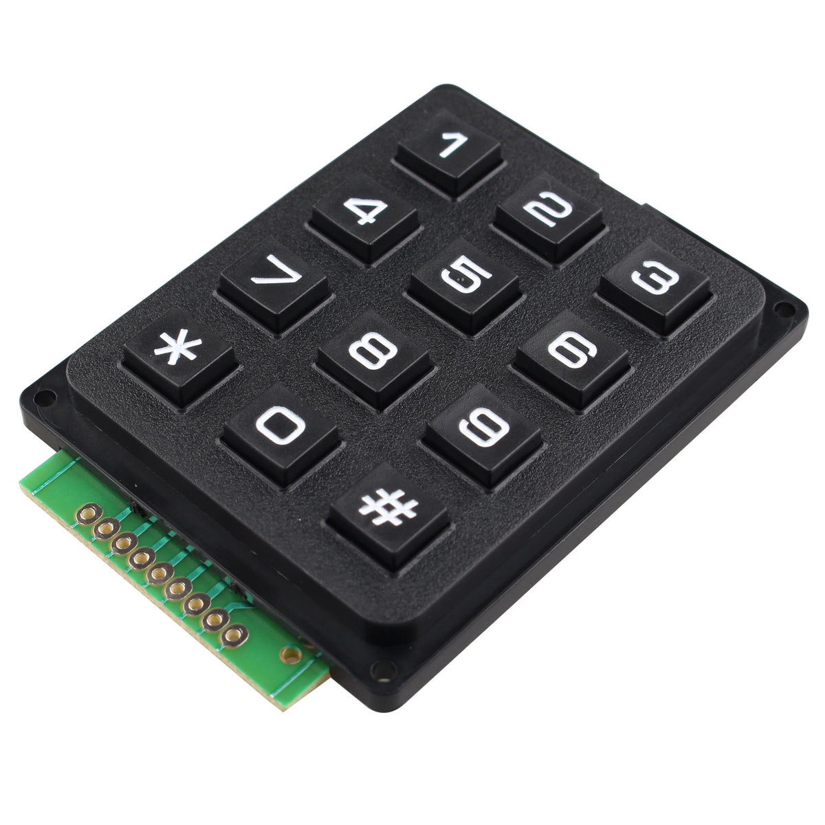 HALJIA 4 x 3 Matrix Array 12 Switch Keypad Keyboard Module 12 Key MCU