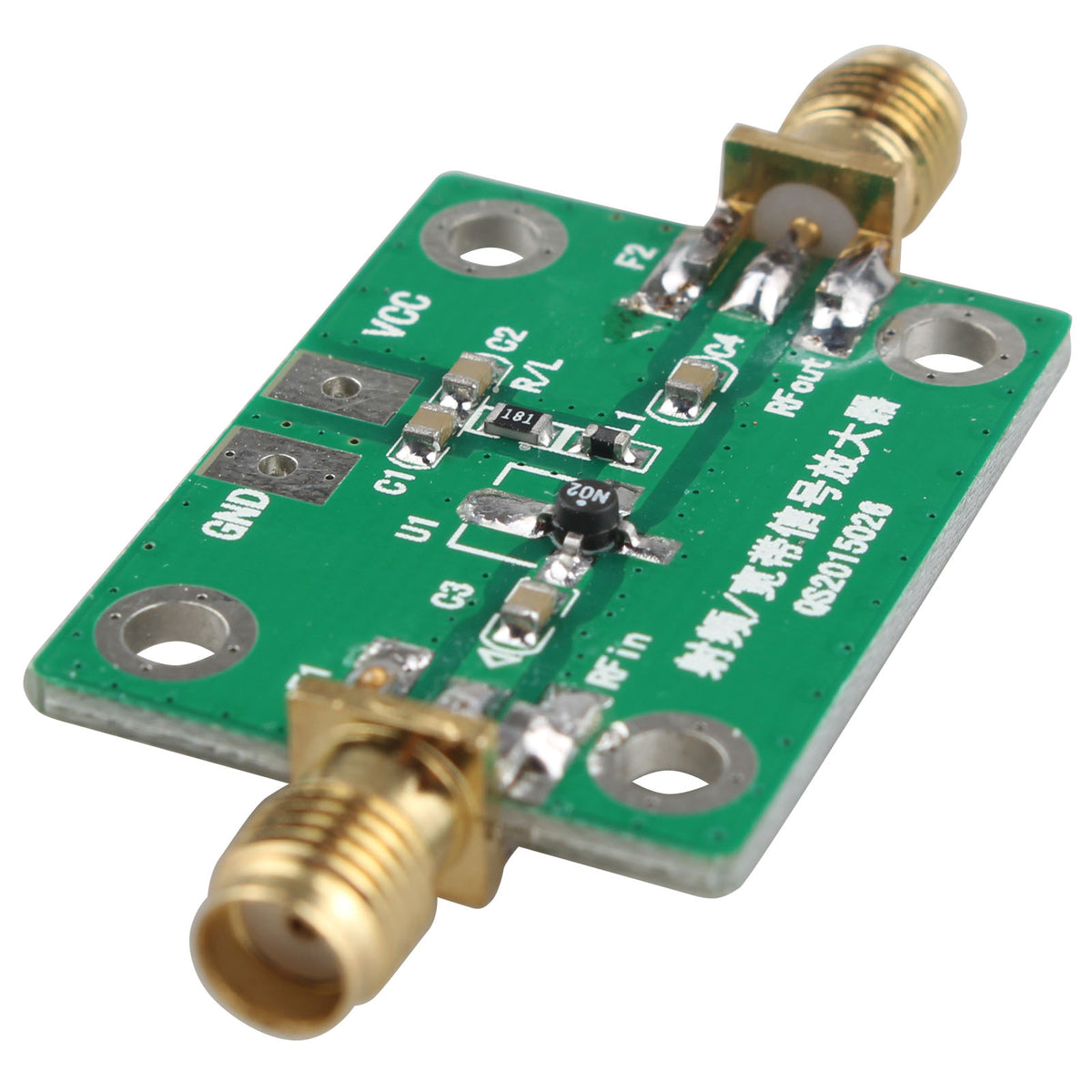 HALJIA 0.1-2000MHz 2Ghz 30dB High Gain Low Noise LNA RF Broadband Ampl