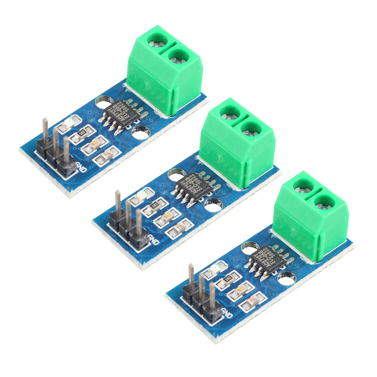 HALJIA 3PCS ACS712 ACS712ELC-05B 5A Range Current Sensor Module Board