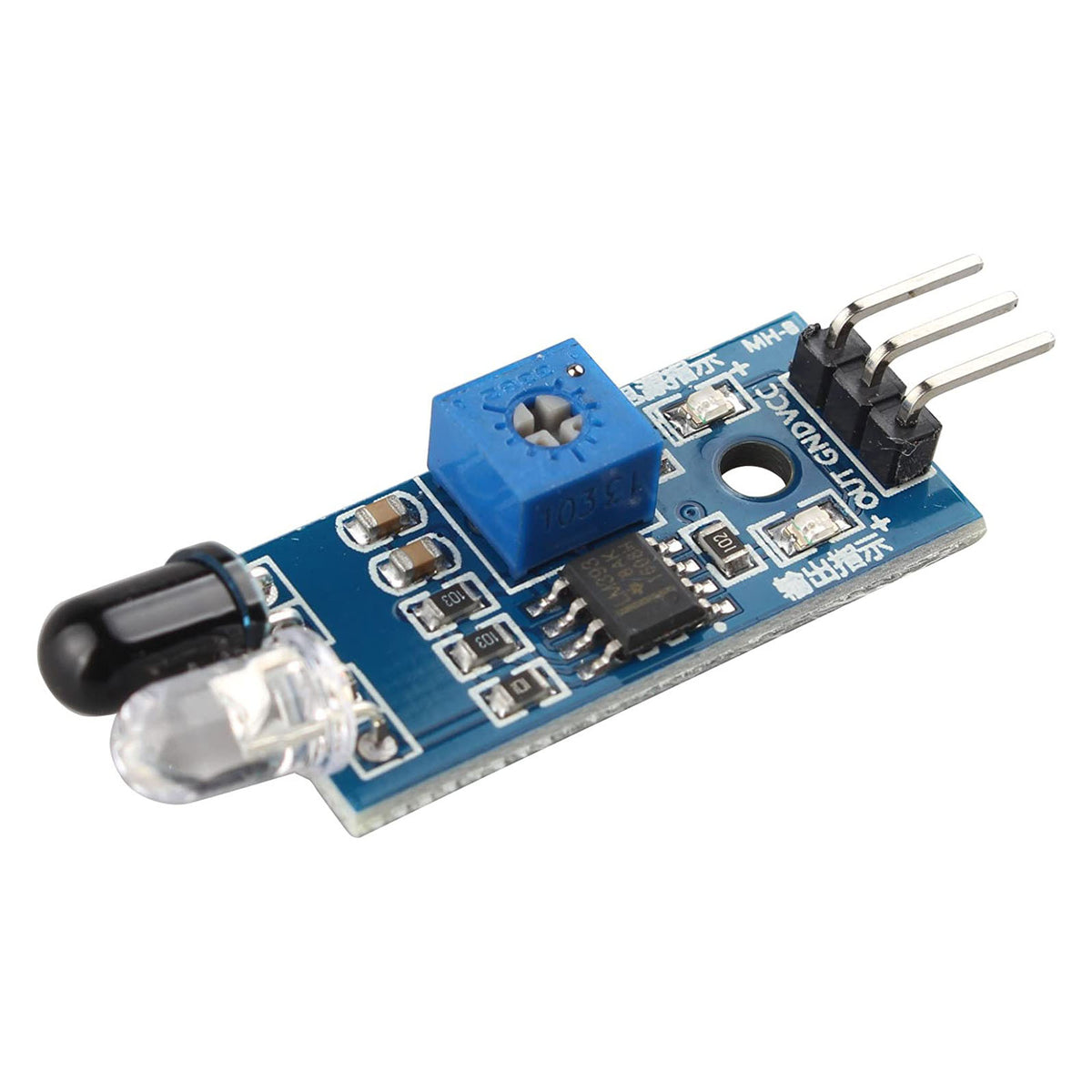HALJIA IR Infrared Obstacle Avoidance Sensor Module Reflective photoel