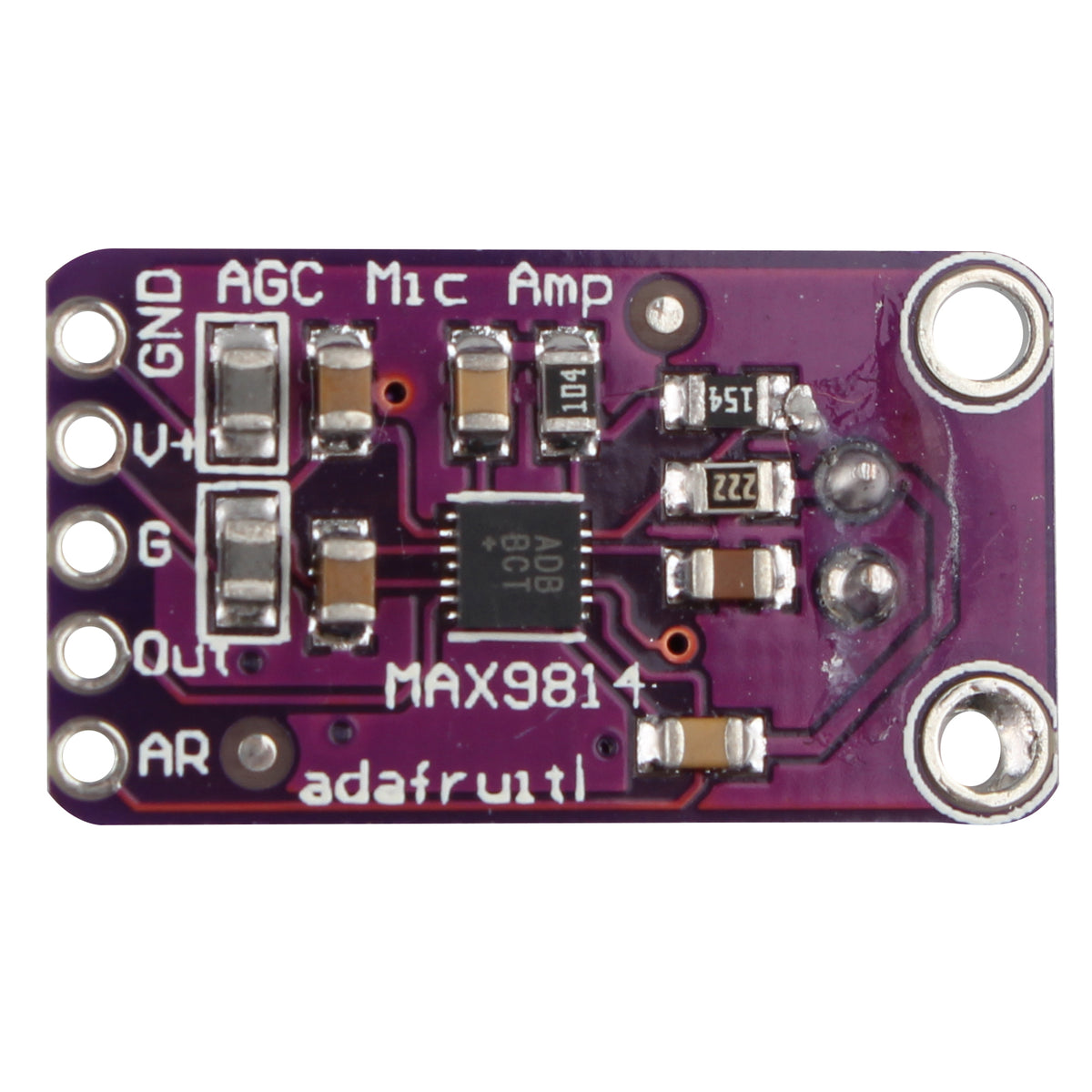 HALJIA MAX9814 High-performance Electret MIC Microphone Amplifier Modu