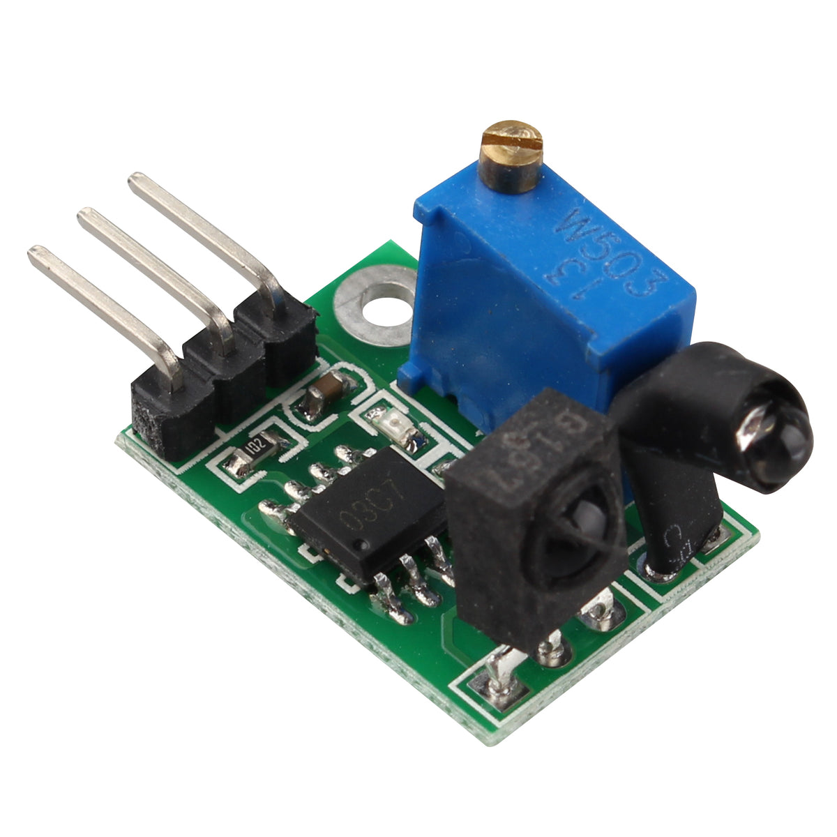 HALJIA Infrared Digital Obstacle Avoidance Sensor Module Super Small 3