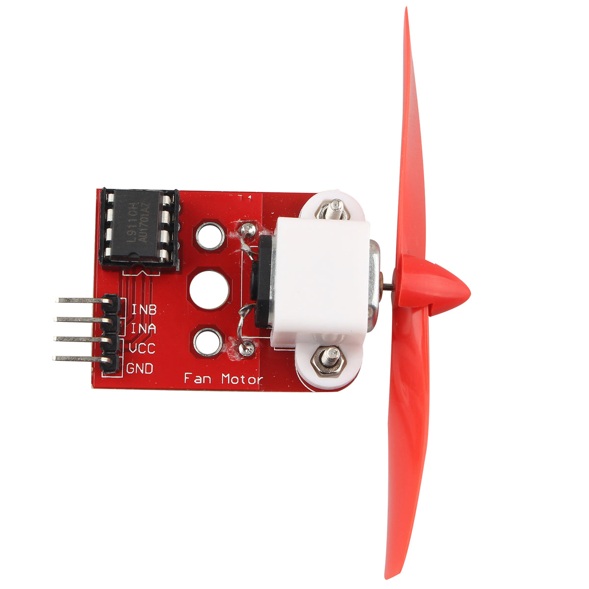 HALJIA L9110 Fan Motor Module with Propeller for Arduino Firefighting