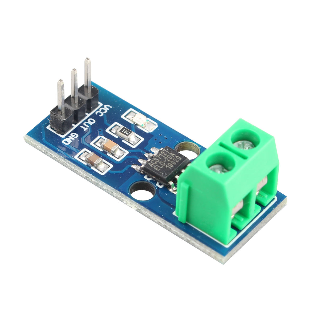 HALJIA 3PCS 20A Range Current Sensor Module ACS712 Module ACS712T Comp